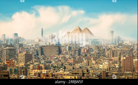 Beautiful panorama of the city of Cairo in Egypt Stock Photo - Alamy