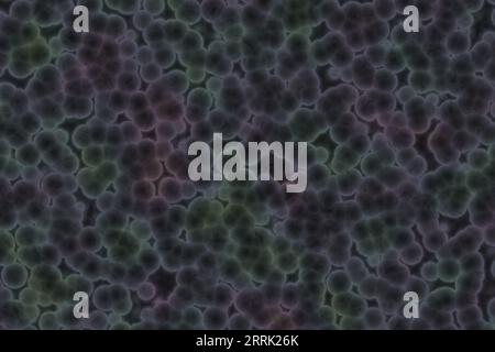 nice design big amount of organic bacteria digital graphics backdrop ...