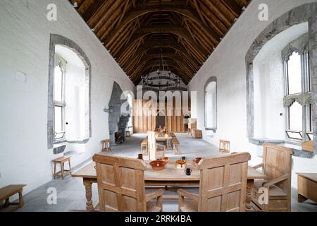 Medieval Castle Banqueting Hall Stock Photo - Alamy