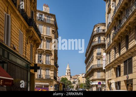 Traditional architecture in Marseille, Provence, South of France ...