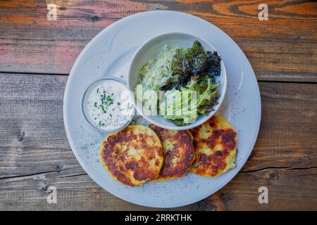Austria, Tyrol, Zillertal, the Kaspressknödel, typical Tyrolean dish ...