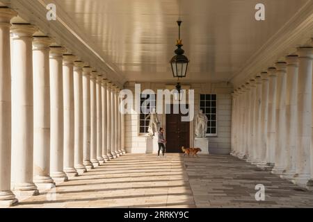 The Queen's House Colonnade, Greenwich, London Stock Photo - Alamy