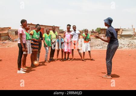 Harare, Hatcliffe. 1st Oct, 2022. Members of Team Zimbabwe for the ...