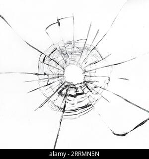 Shattered Transparency: Exploring a Bullet's Impact on White Stock ...