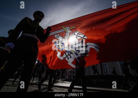 Vilnius, Lithuania. 08th Sep, 2023. Lithuanian Army Orchestra took part ...