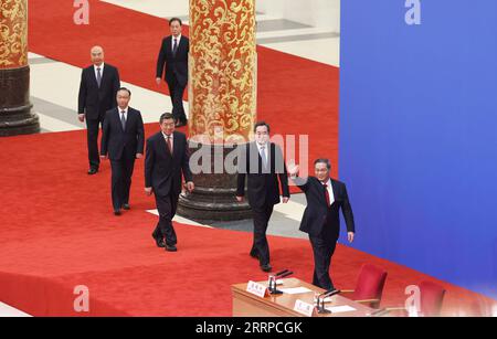 Chinese Vice Premier He Lifeng arrives for a meeting with Treasury ...