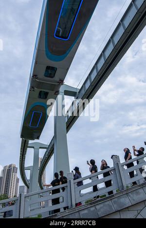 230511 -- WUHAN, May 11, 2023 -- This aerial photo taken on May 9, 2023 ...