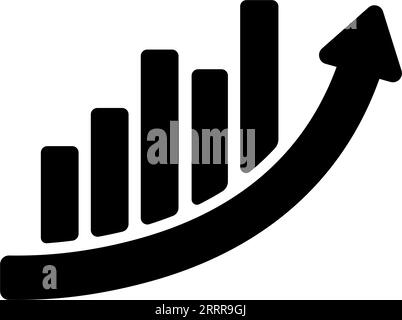 Growth icon. Profit growing icon. Growing graph symbol. Arrow graph ...