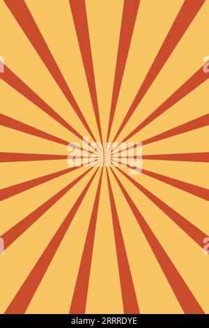 Retro background of sunbeams. Groove poster radial color rays explosion ...