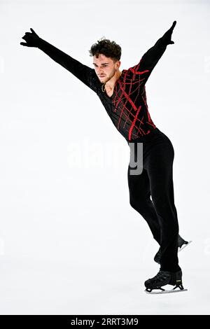Kornel WITKOWSKI (POL), during Men Short Program, at the ISU European ...