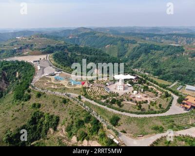 230630 -- YAN AN, June 30, 2023 -- This aerial photo taken on June 26 ...