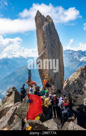 August 30th 2023, Himachal Pradesh, India. Karcham Dam on the Sutlej ...