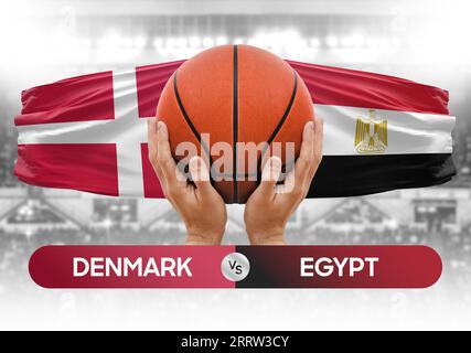 Egypt vs Denmark national basketball teams basket ball match ...
