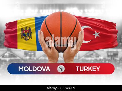 Turkey vs Moldova national basketball teams basket ball match ...