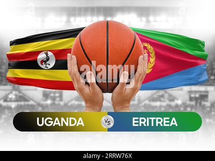 Eritrea vs Uganda national basketball teams basket ball match ...