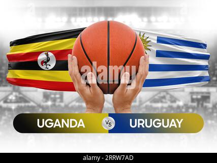 Uruguay vs Uganda national basketball teams basket ball match ...