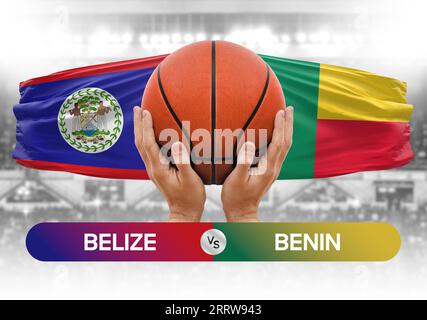 Benin vs Belize national basketball teams basket ball match competition ...