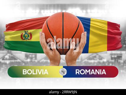 Romania vs Bolivia national basketball teams basket ball match ...