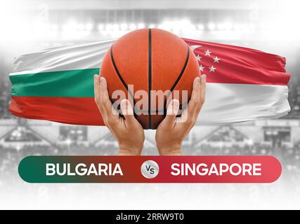 Singapore vs Bulgaria national basketball teams basket ball match ...