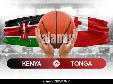 Tonga vs Kenya national basketball teams basket ball match competition ...