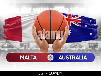 Australia vs Malta national basketball teams basket ball match ...