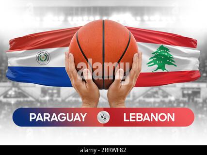 Lebanon vs Paraguay national basketball teams basket ball match ...