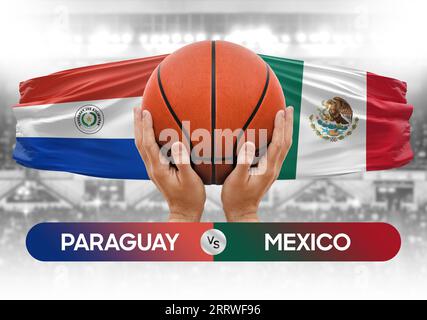 Mexico vs Paraguay national basketball teams basket ball match ...