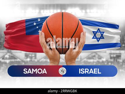 Israel vs Samoa national basketball teams basket ball match competition ...
