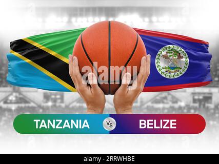 Belize vs Tanzania national basketball teams basket ball match ...