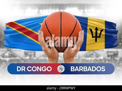 Barbados vs Dr Congo national basketball teams basket ball match ...
