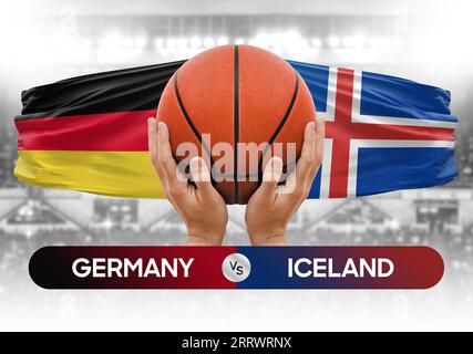 Iceland vs Germany national basketball teams basket ball match ...