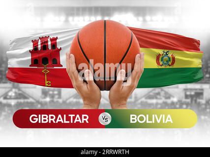 Bolivia vs Gibraltar national basketball teams basket ball match ...