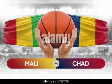 Chad vs Mali national basketball teams basket ball match competition ...