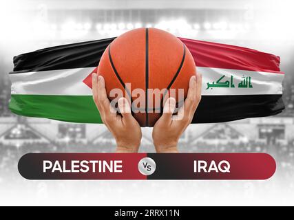 Iraq vs Palestine national basketball teams basket ball match ...