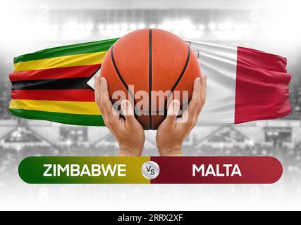 Malta Basketball court background, Basketball Ball, Black background ...