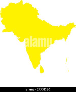 YELLOW CMYK color map of AFRICA Stock Vector Image & Art - Alamy