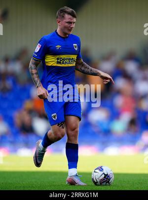 AFC Wimbledon's James Tilley during the Emirates FA Cup first round ...