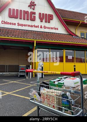 Wing Yip Superstore in Cricklewood west London. 8 September 2023 Stock ...