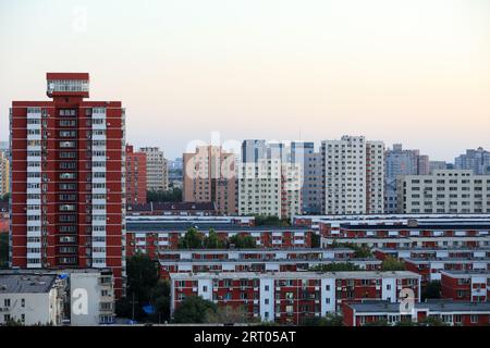Beijing city scenery, aerial photos Stock Photo - Alamy