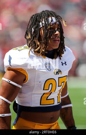 September 9, 2023: Kent St. safety Bryce Sheppert #27 comes up to make ...