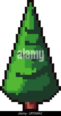 Pixel grass for nature scene playing setting, weed or plant. Botany and ...