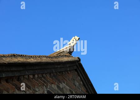 Ancient ridge architecture landscape, North China Stock Photo - Alamy