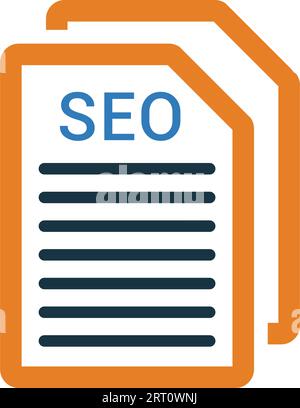 Seo Documentation icon. Flat style vector EPS use in infographics,web ...