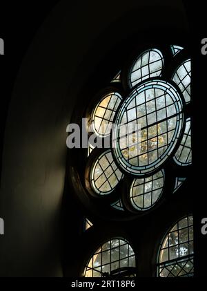 A south facing window, St. Botolph`s Church, Sibson, Leicestershire ...