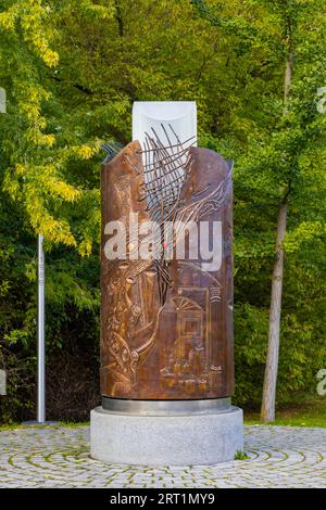 Peaceful Revolution Monument in Plauen Stock Photo - Alamy