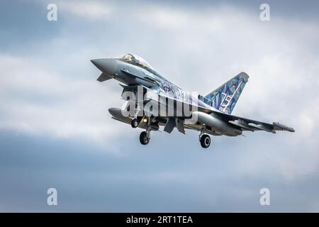 German Eurofighter Typhoon with livery celebrating 75 years Israel at ...