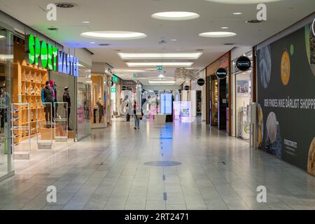 Copenhagen, Denmark, November 17, 2020: Interior view of Fisketorvet ...
