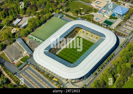 The Rudolf Harbig Stadium is the venue of the Dynamo Dresden football ...