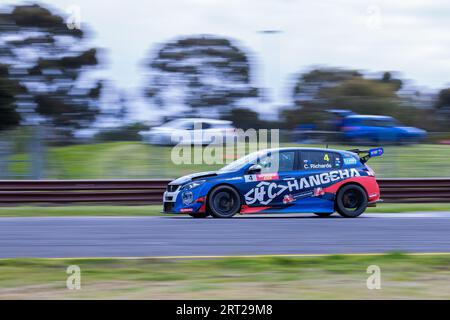 Melbourne, Australia. 10th Sep 2023. Sam Silvestro (55) driving Mazda ...