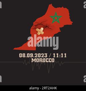 Catastrophic devastating earthquake in Morocco. Natural disaster in ...